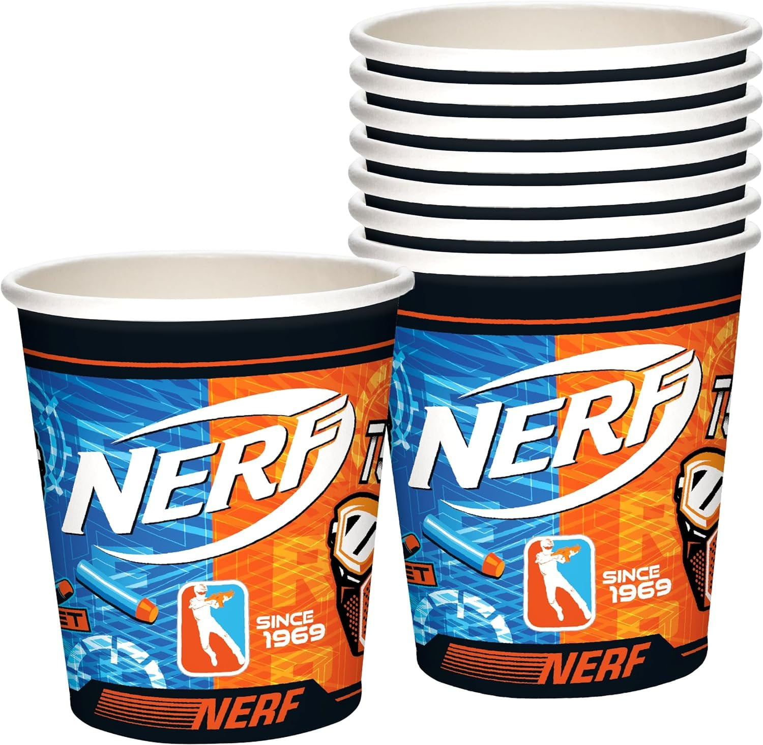 Nerf Cups 24 Count - Nerf Party Supplies - Walmart.com