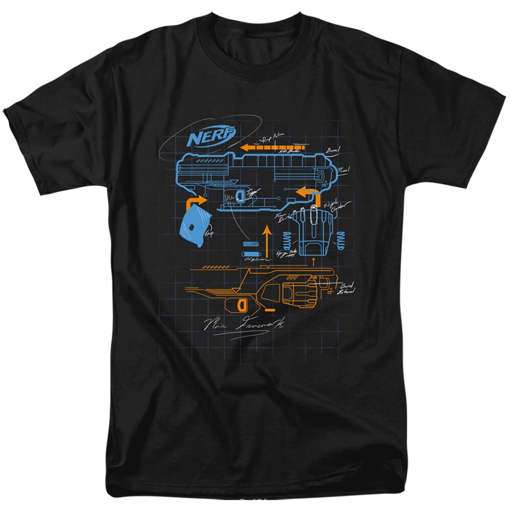 Nerf T-Shirt Deconstructed Nerf Gun Unisex Graphic Tee For Men & Women ...