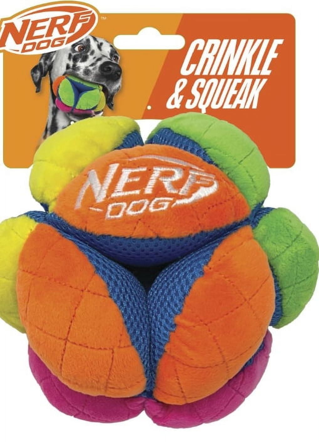 Nerf Dog 6" Mash-Up Plush Ball Dog Toy - Walmart.com