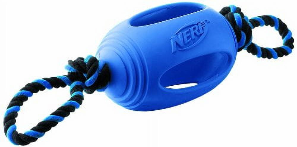 Nerf Dog Medium to Large Blue Rubber Tuff Tug Dog Toy 6986 - Walmart.com