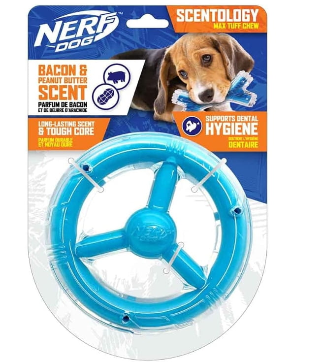 Nerf Dog SuperScent Scented Dental Chew Ring Orbit Dog Toy - Walmart.com