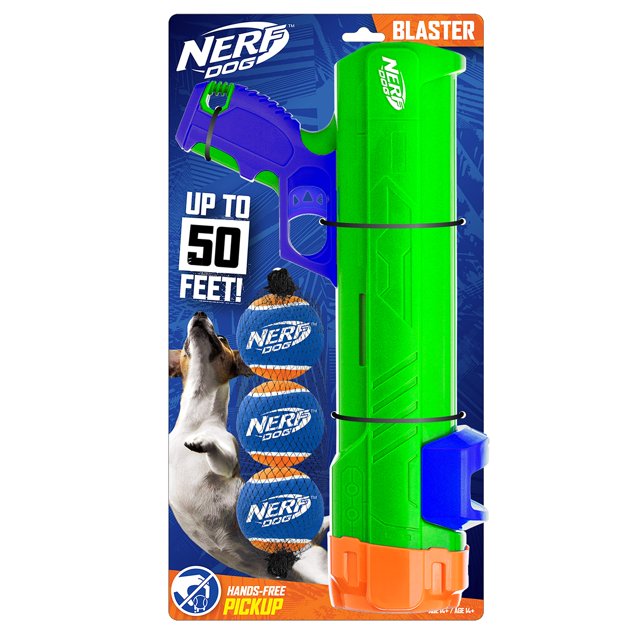 Nerf Dog Tennis Ball Blaster Dog ATT1Toy Gift Set, Tennis Ball Dog ...