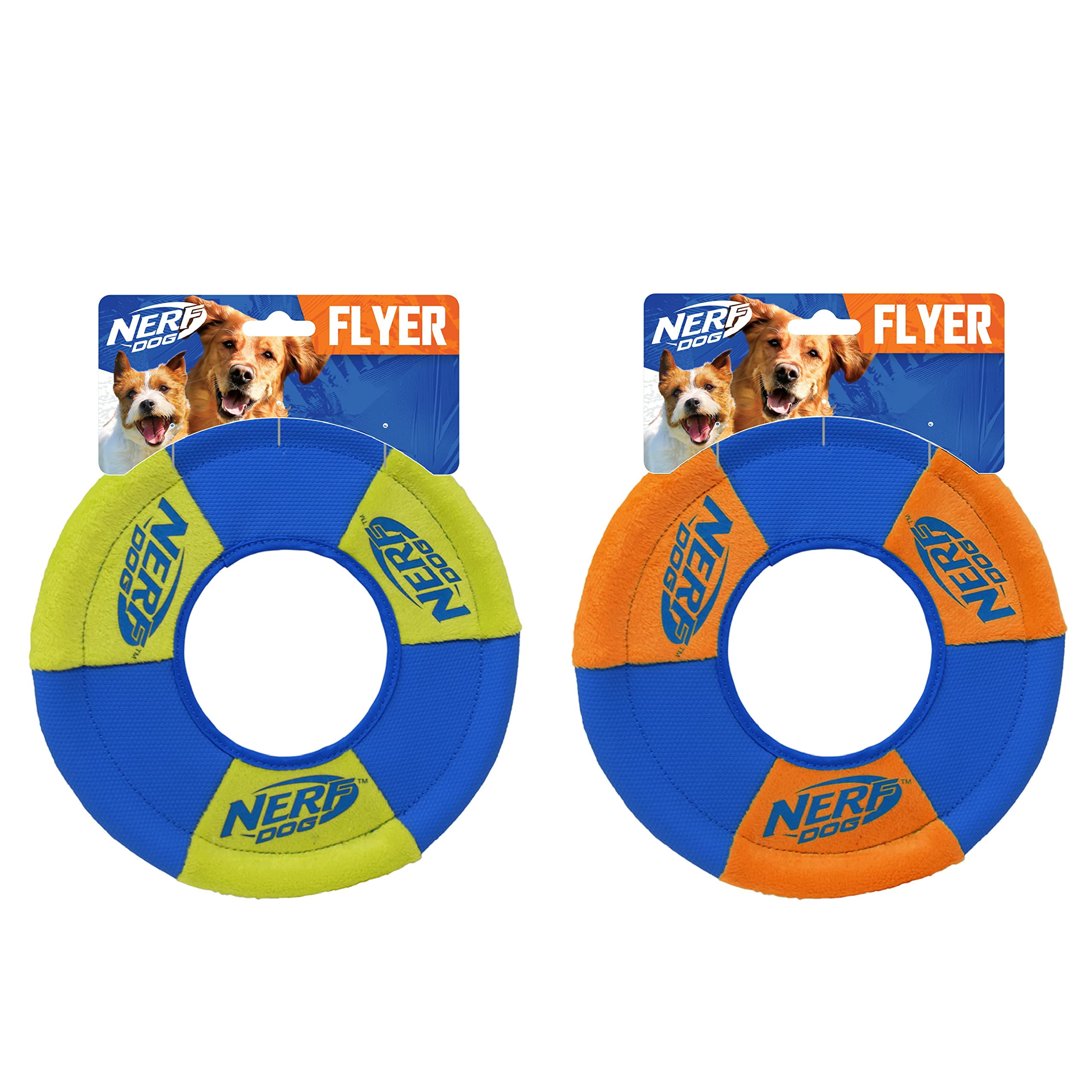Nerf Dog Toss and YPF5 Tug Ring Dog Toy, Flying Disc, Lightweight ...