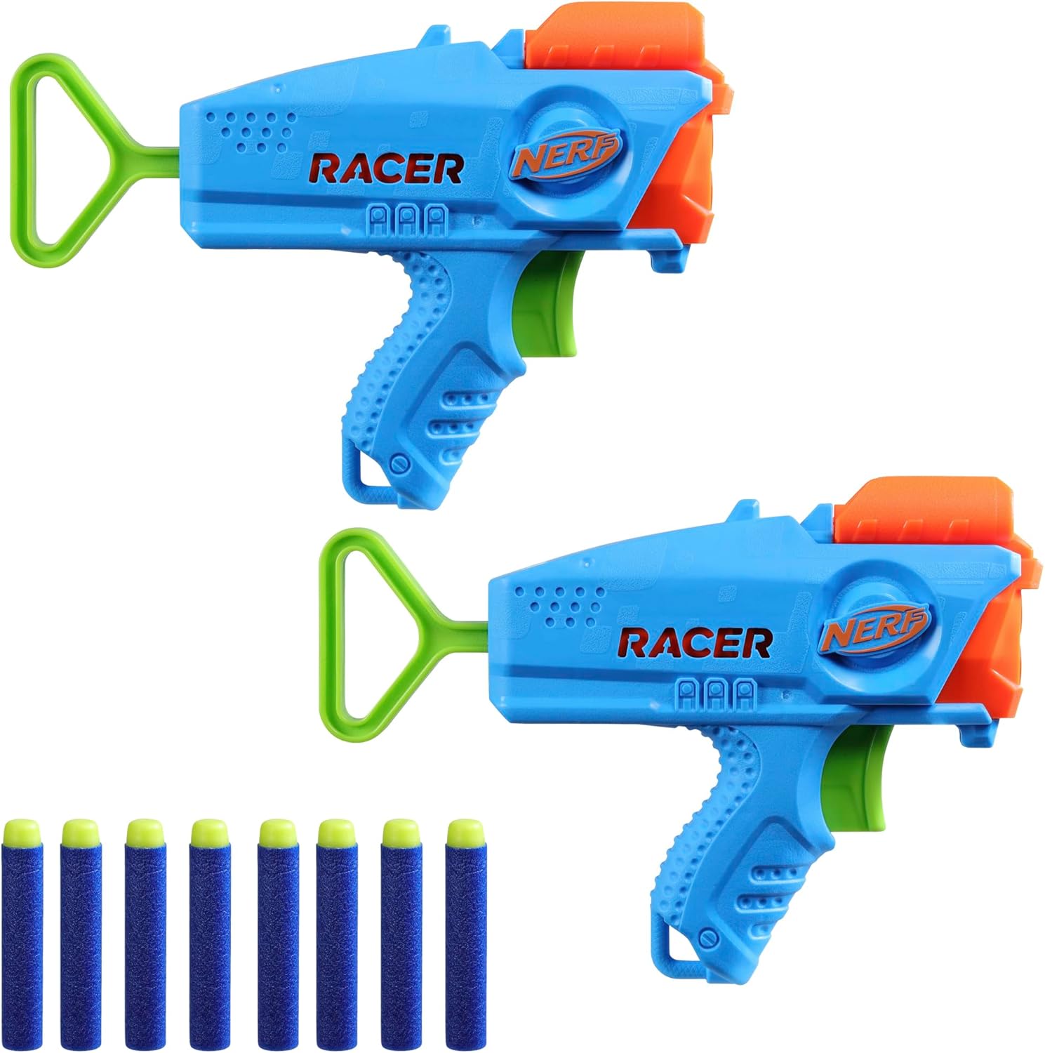 Nerf Elite Racer Easy-Play Dart Blaster 2 Pack, 8 Nerf Elite Darts ...