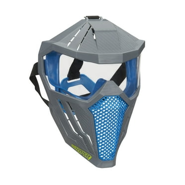 Nerf Hyper Face Mask, Breathable Design, Adjustable Head Strap, Blue ...
