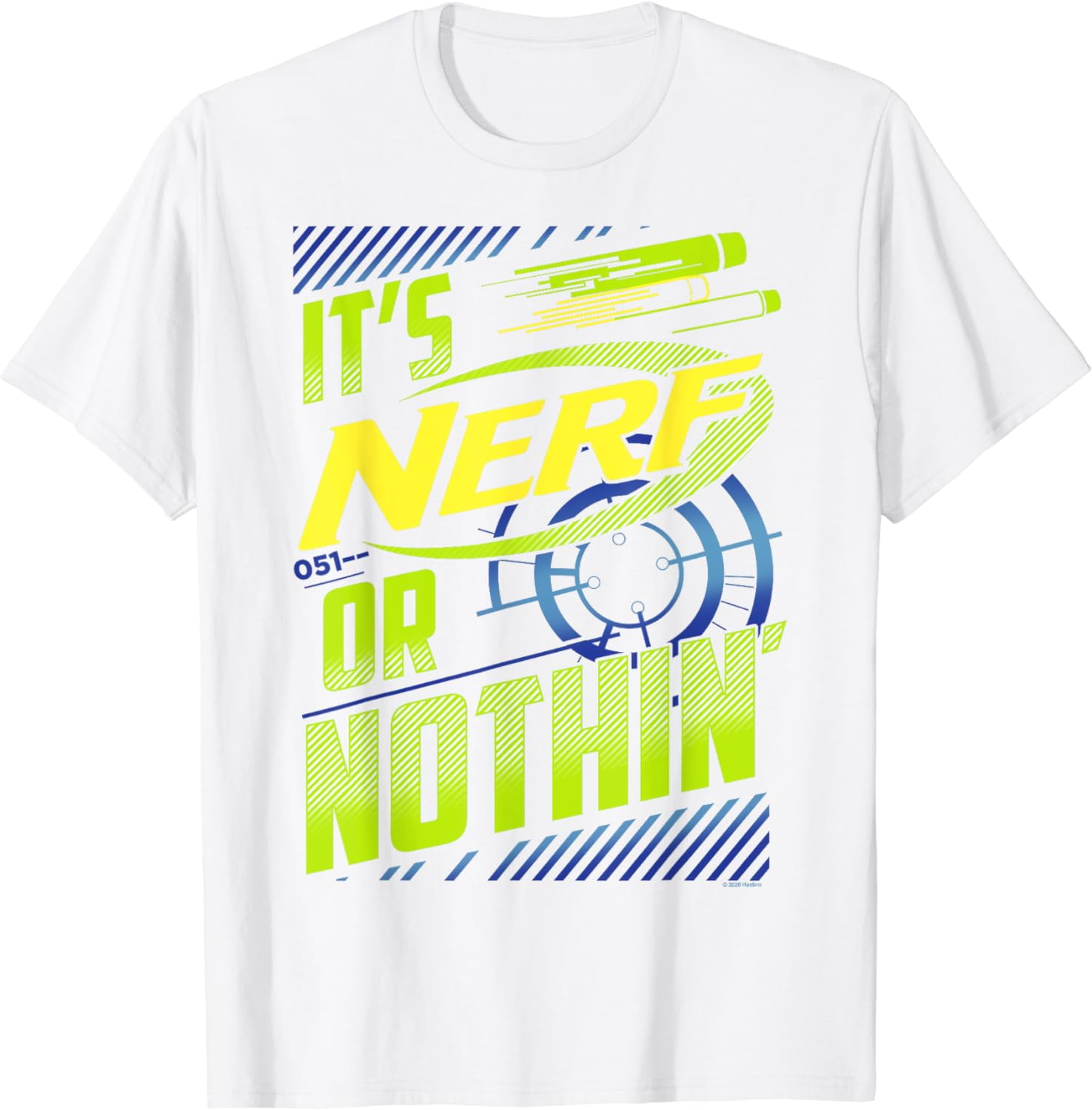 Nerf It's Nerf Or Nothin' Retro Bold Logo T-Shirt - Walmart.com