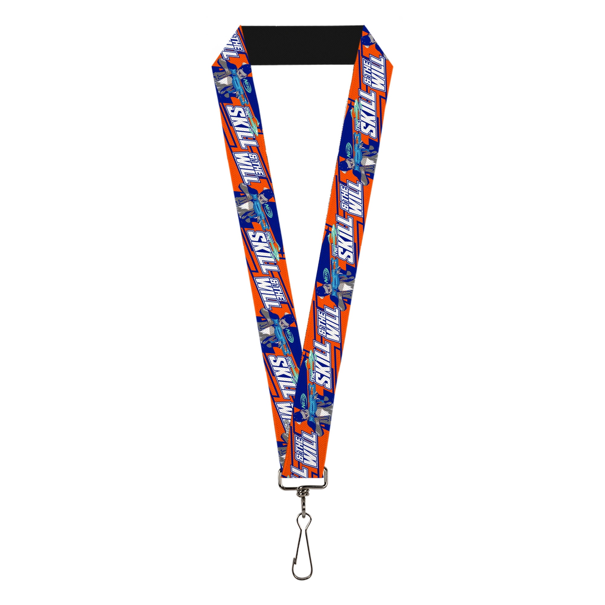 Nerf Lanyard, Nerf the Skill and the Will Player Pose Orange Blues ...