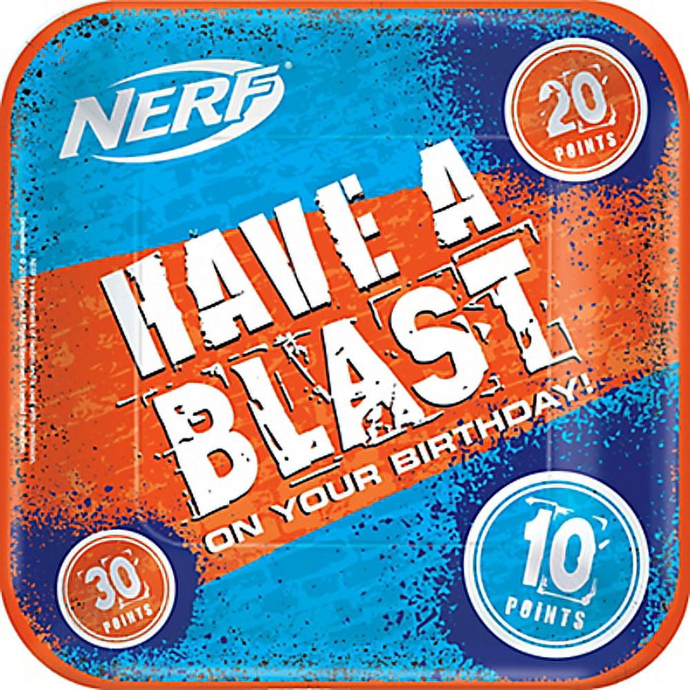 Nerf Large Paper Plates (8ct) - Walmart.com