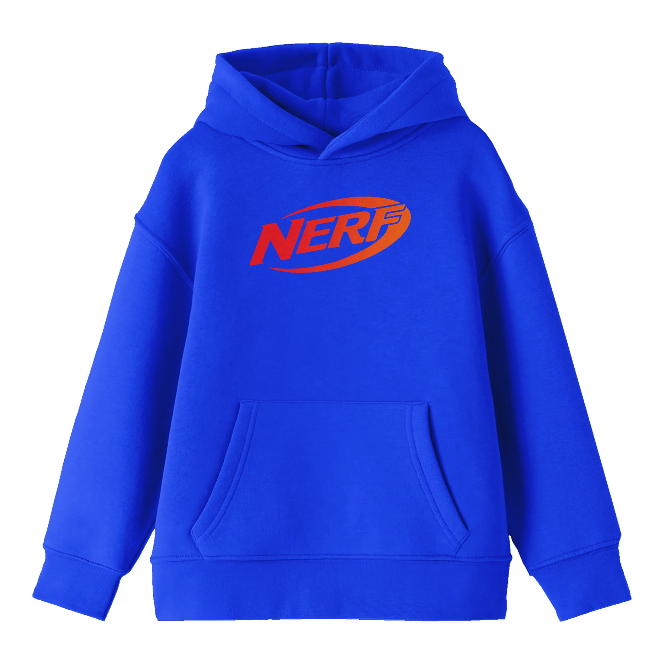 Nerf Logo Long Sleeve Royal Blue Boy's Hooded Sweatshirt-XS - Walmart.com