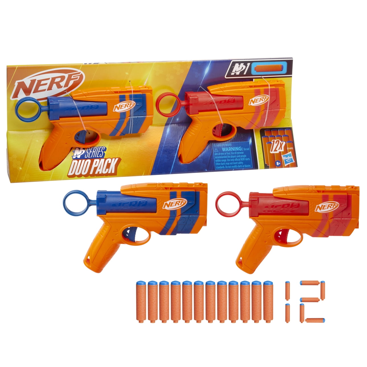 Nerf, N Series Duo Pack, 2 Ward Blasters, 12 N1 Darts, Compatible Only ...