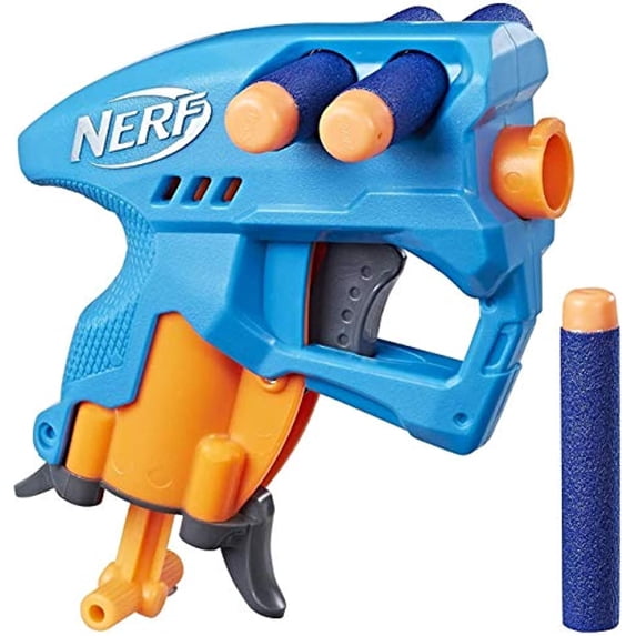 Nerf, N-Strike NanoFire, Blue, Compact size, Includes 3 darts - Walmart.com