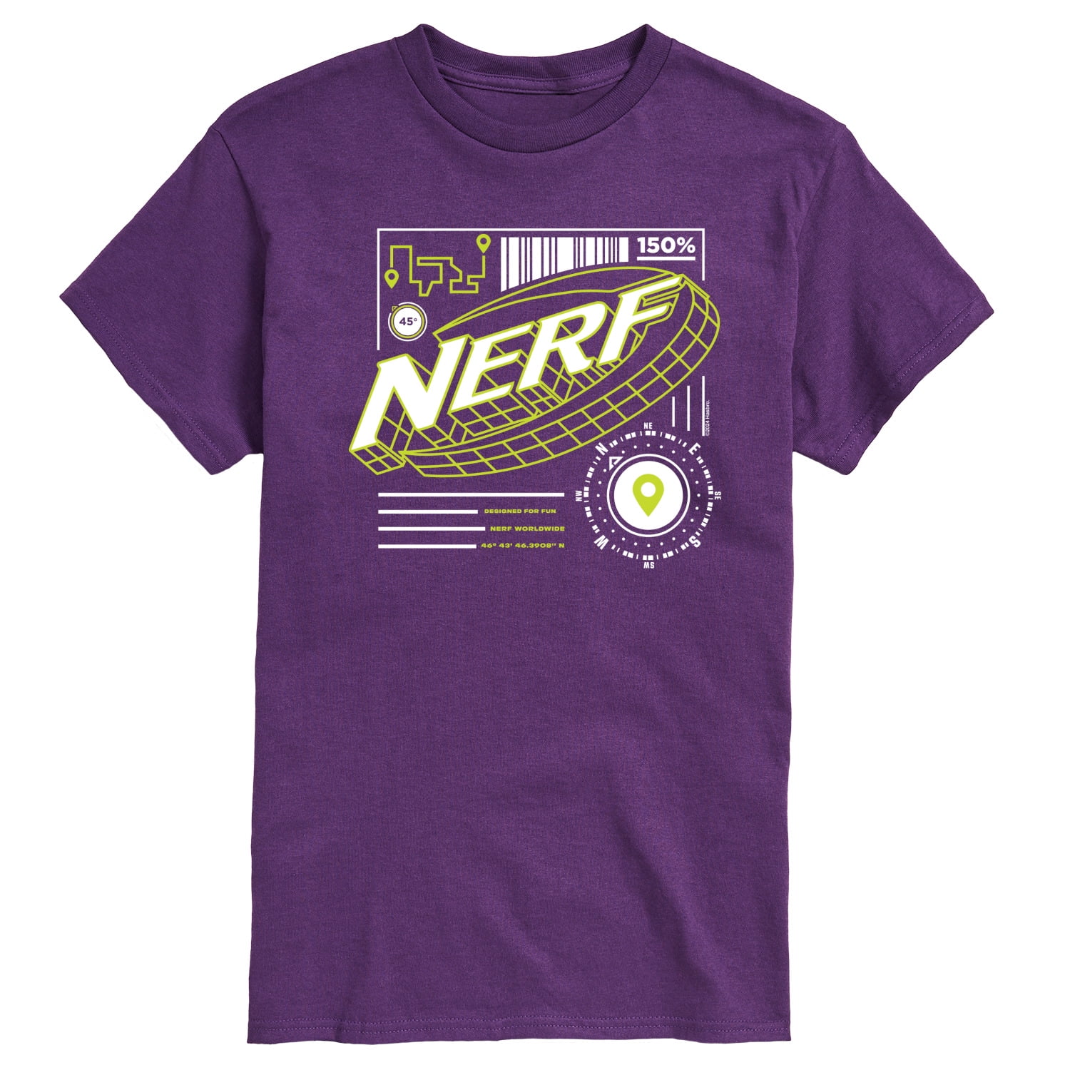 Nerf - Nerf Compass - Men's Short Sleeve T-Shirt - Walmart.com