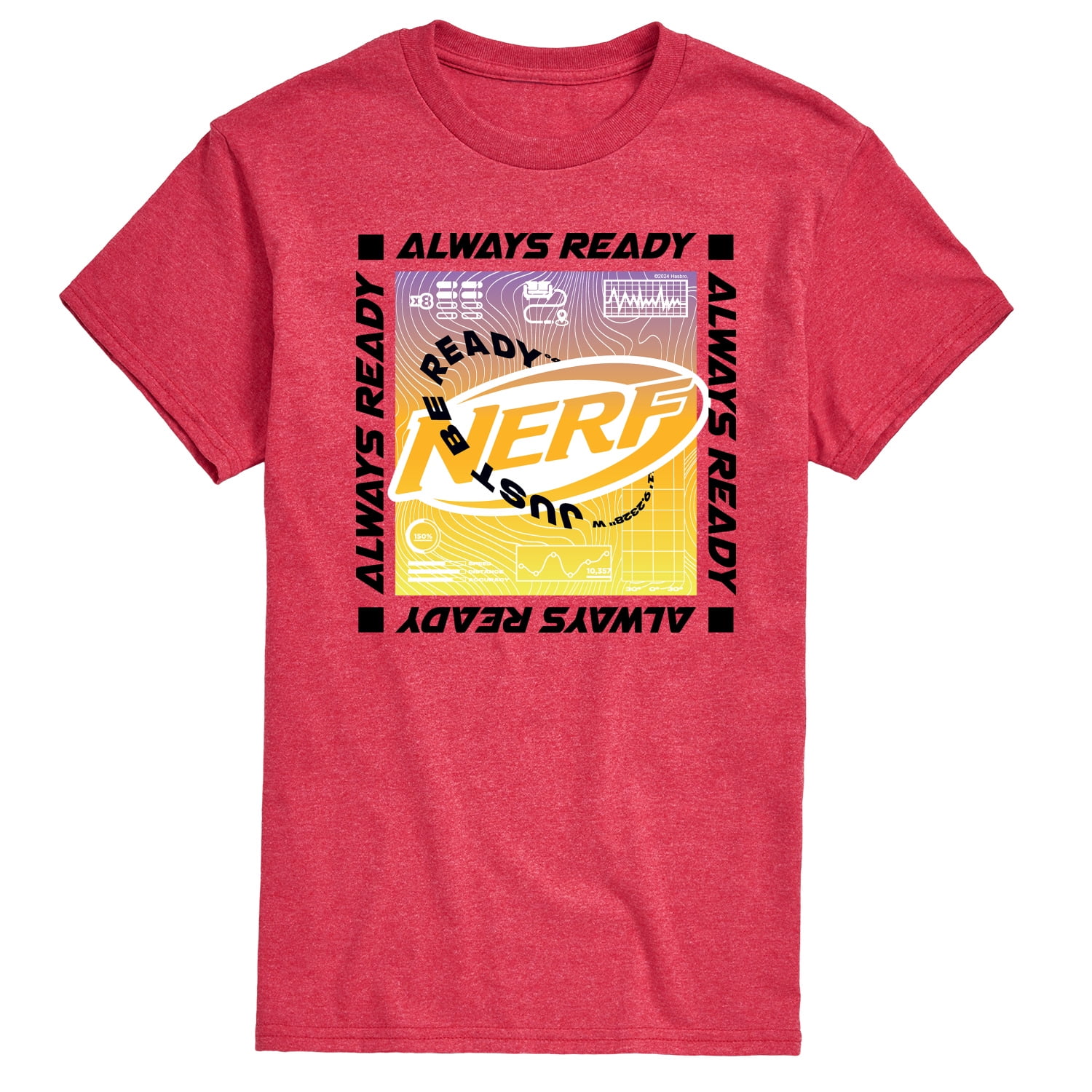 Nerf - Nerf Grid Gradient - Men's Short Sleeve T-Shirt - Walmart.com