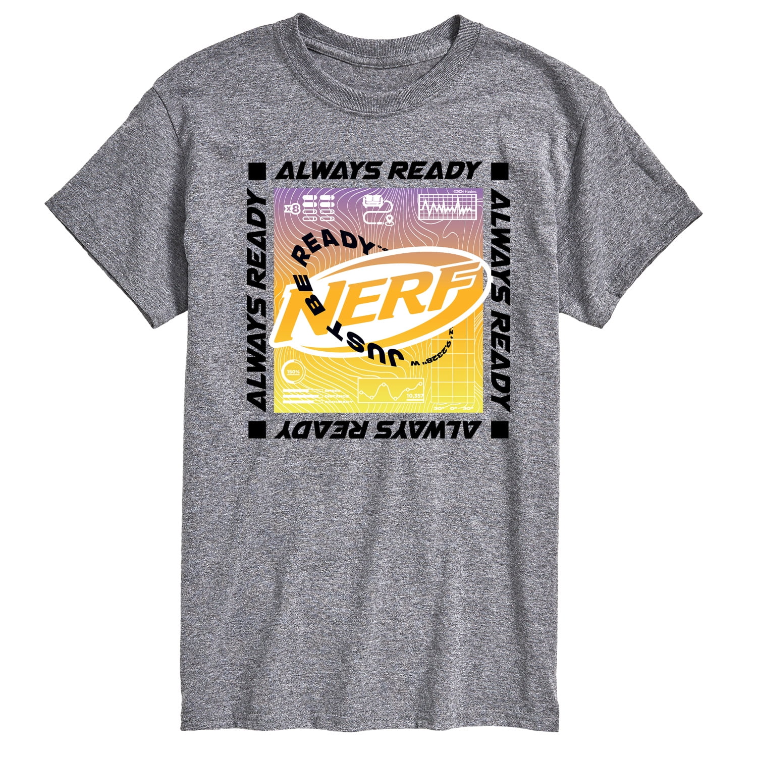 Nerf - Nerf Grid Gradient - Men's Short Sleeve T-Shirt - Walmart.com