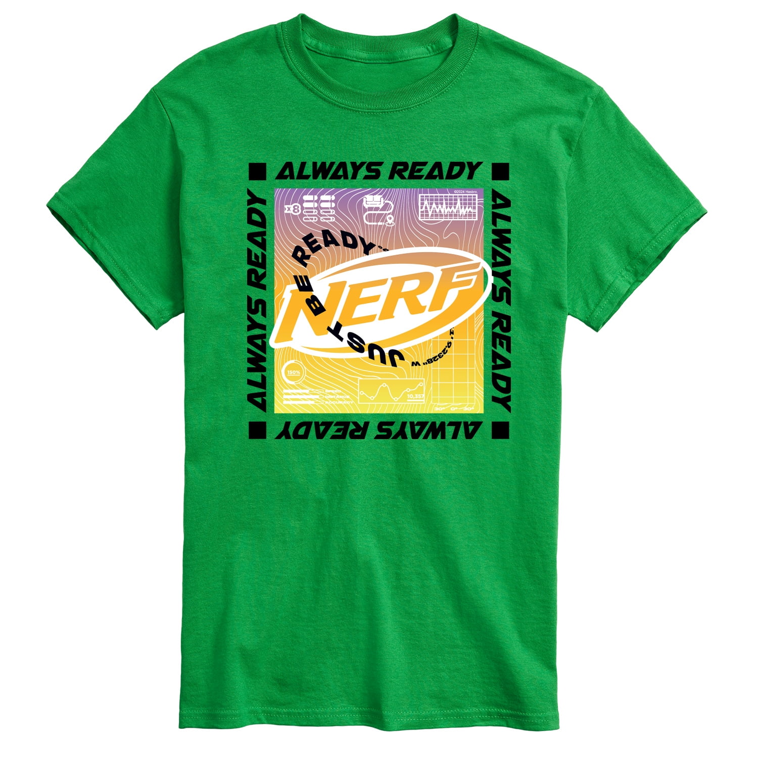 Nerf - Nerf Grid Gradient - Men's Short Sleeve T-Shirt - Walmart.com