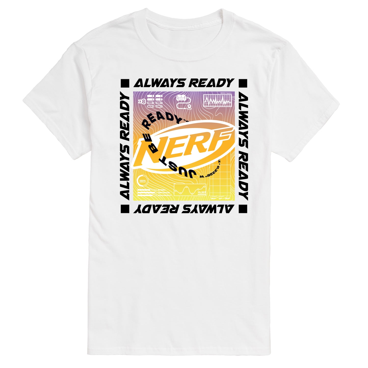 Nerf - Nerf Grid Gradient - Men's Short Sleeve T-Shirt - Walmart.com