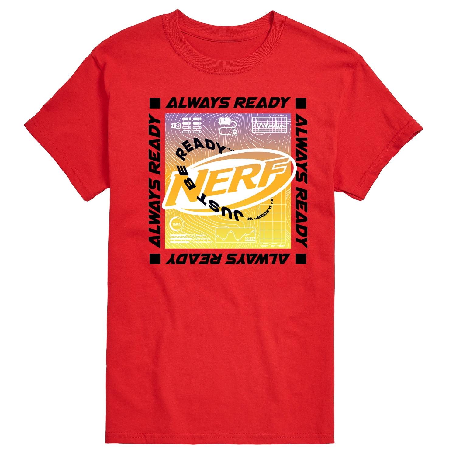 Nerf - Nerf Grid Gradient - Men's Short Sleeve T-Shirt - Walmart.com
