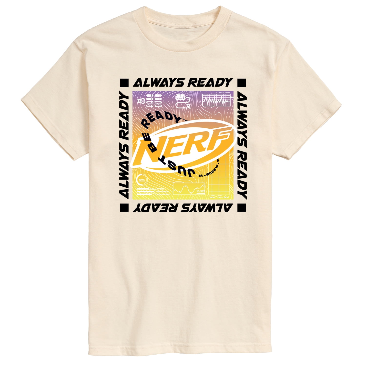 Nerf - Nerf Grid Gradient - Men's Short Sleeve T-Shirt - Walmart.com