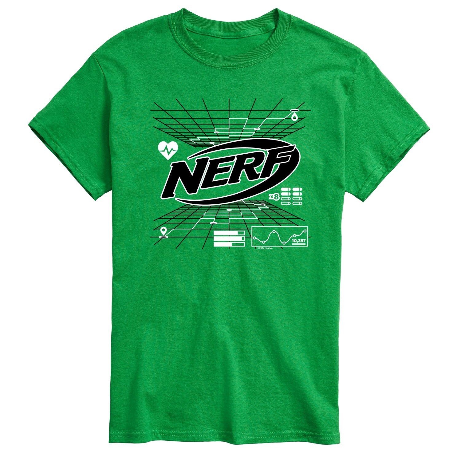 Nerf - Nerf Grid Map - Men's Short Sleeve T-Shirt - Walmart.com
