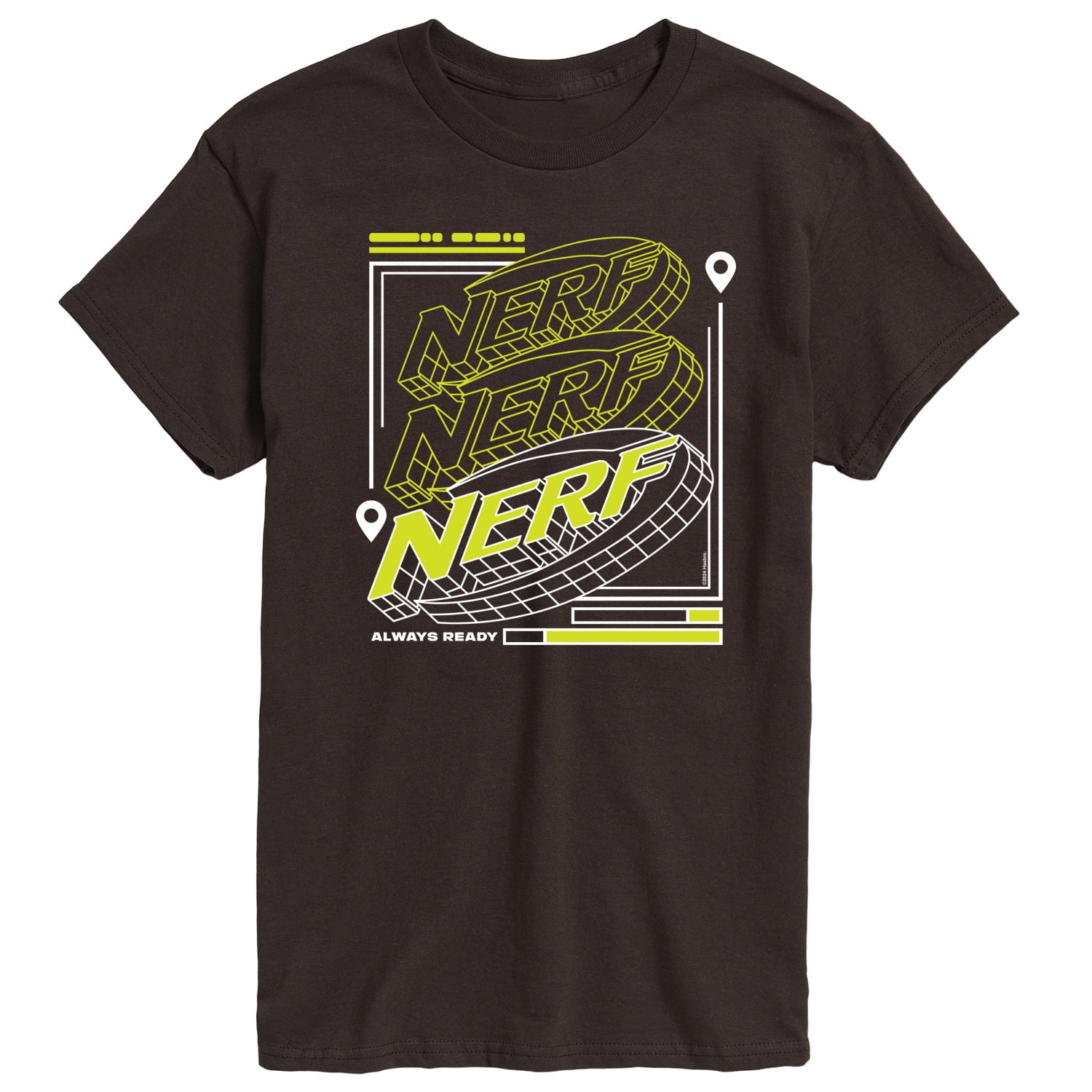 Nerf - Nerf Neon Grid Logo - Men's Short Sleeve T-Shirt - Walmart.com