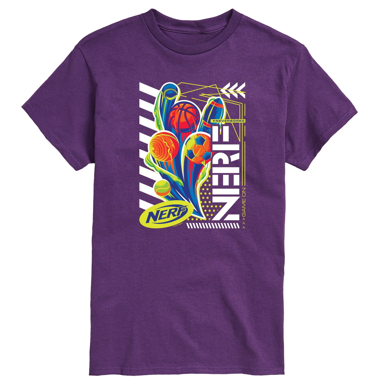 Nerf - Nerf Sports Game On - Men's Short Sleeve T-Shirt - Walmart.com