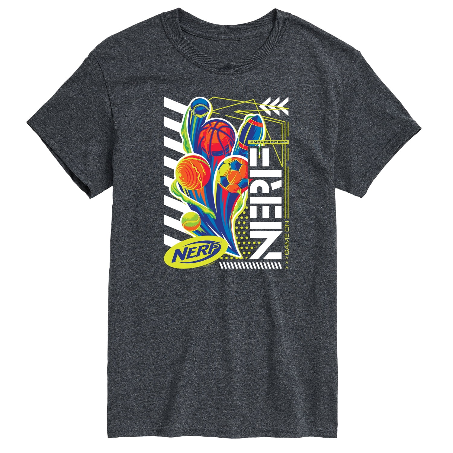 Nerf - Nerf Sports Game On - Men's Short Sleeve T-Shirt - Walmart.com