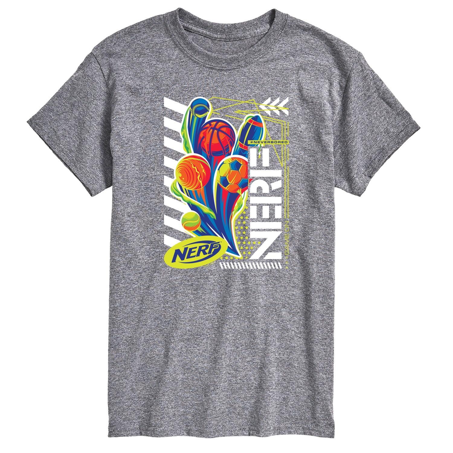 Nerf - Nerf Sports Game On - Men's Short Sleeve T-Shirt - Walmart.com