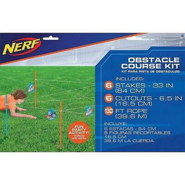 Nerf Obstacle Course Kit Outdoor Playsets - Walmart.com
