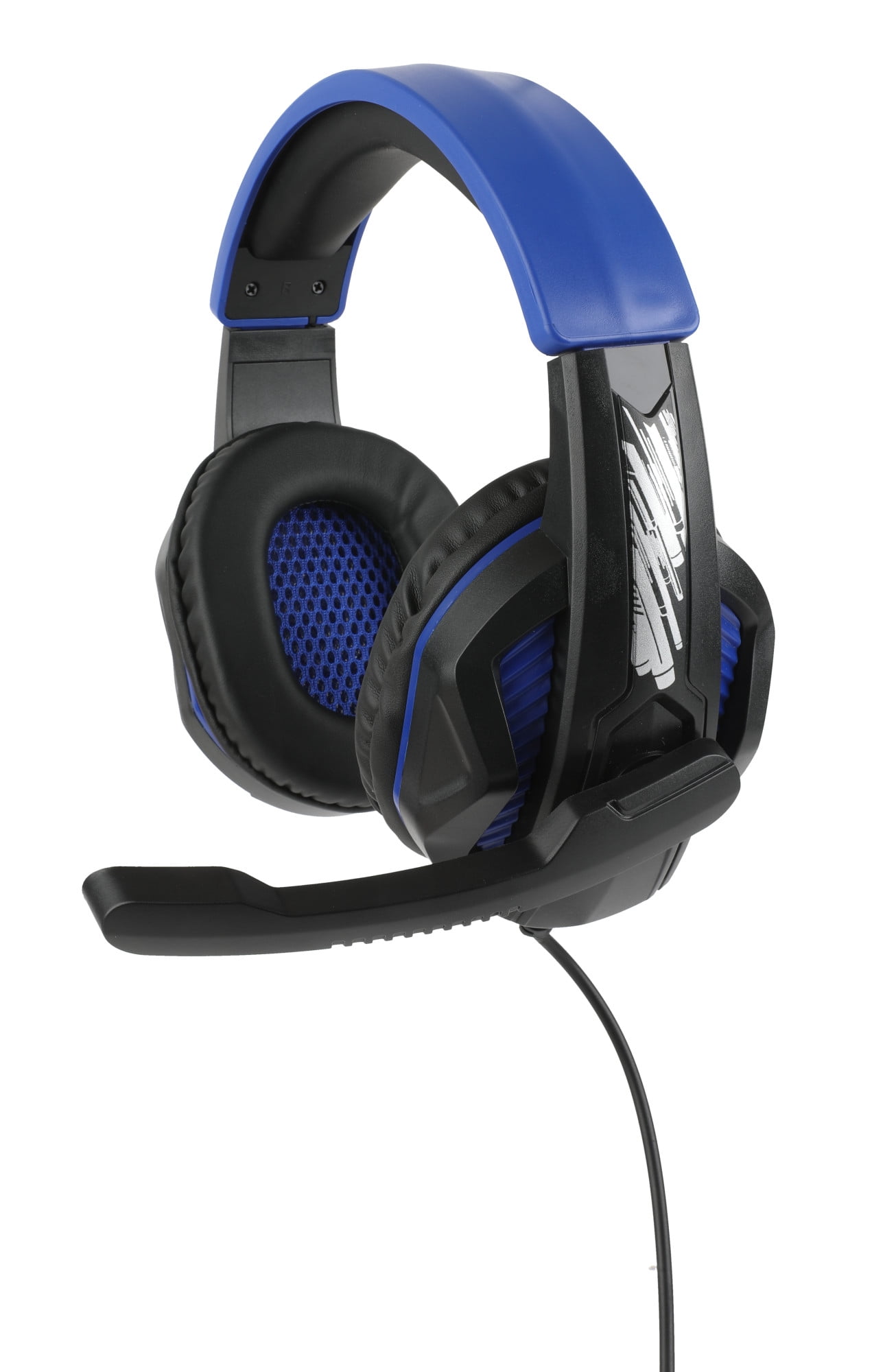 Nerf Over-Ear Gaming Headset with Microphone, Black & Blue - Walmart.com
