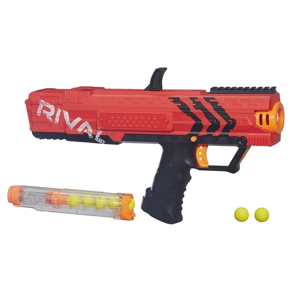Nerf Rival Apollo XV-700 Team Red Toy Blaster with 7 Ball Dart Rounds ...
