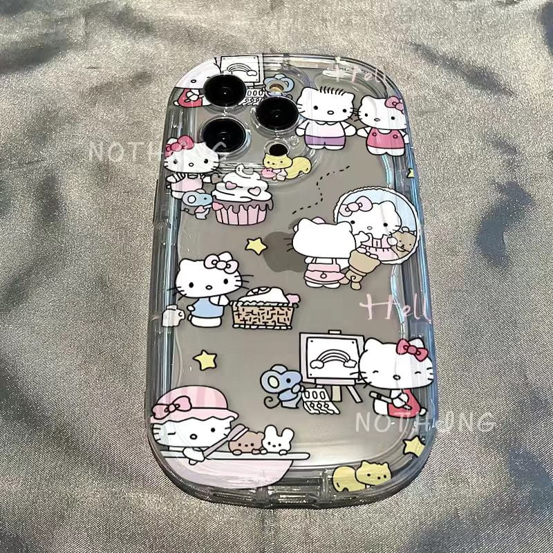 Kawaii Sanrio Hello Kitty Mobile Phone Case for Iphone 13 11 12 14 15 ...