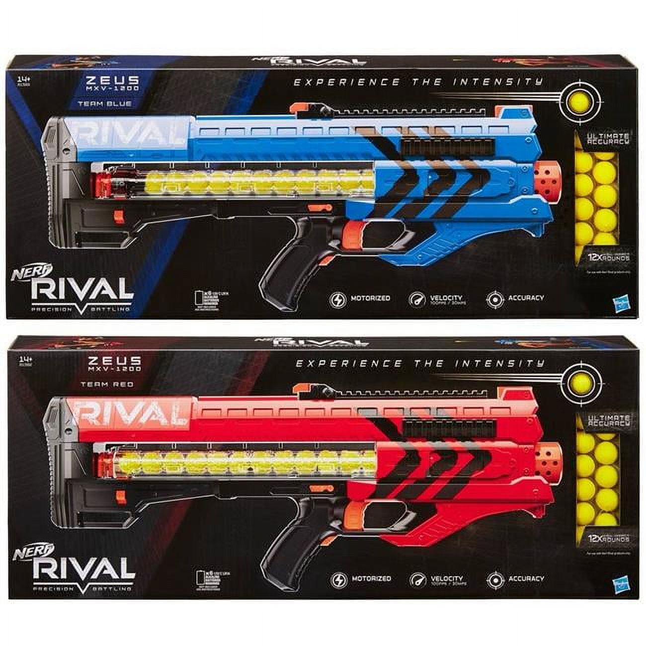 Nerf Rival Zeus MXV 1200 Blasters Wave 1 Revision 1 Case - Walmart.com