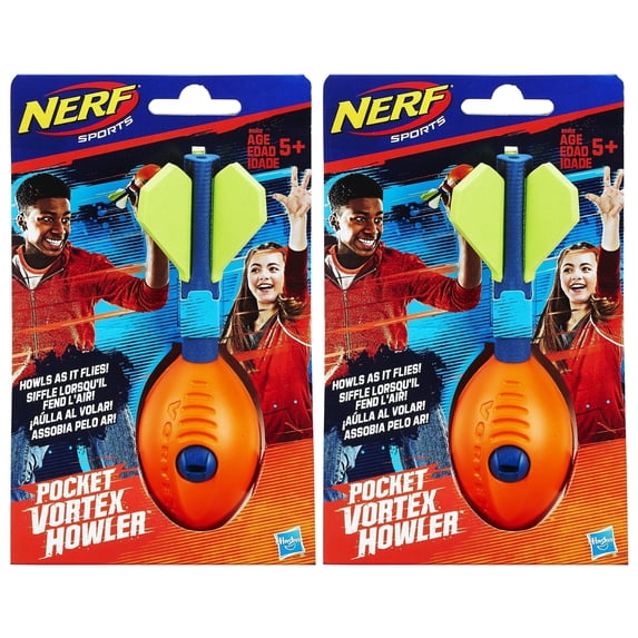 Nerf Sports Pocket Vortex Aero Howler, Orange, 2 Pack - Walmart.com