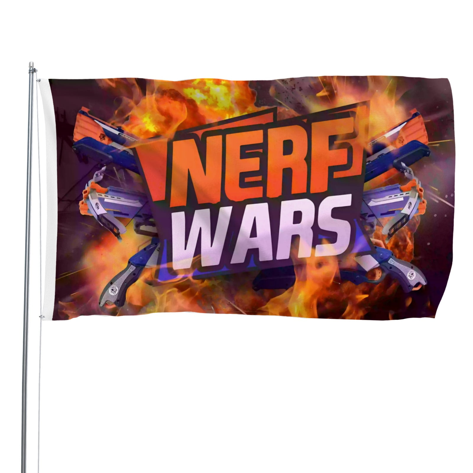 Nerf-themed Printed Flag Perfect gift for fans, friends, and family ...