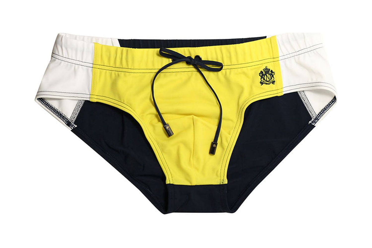 Nero Perla Men's Blue Yellow White Swim Speedo (3XL) - Walmart.com