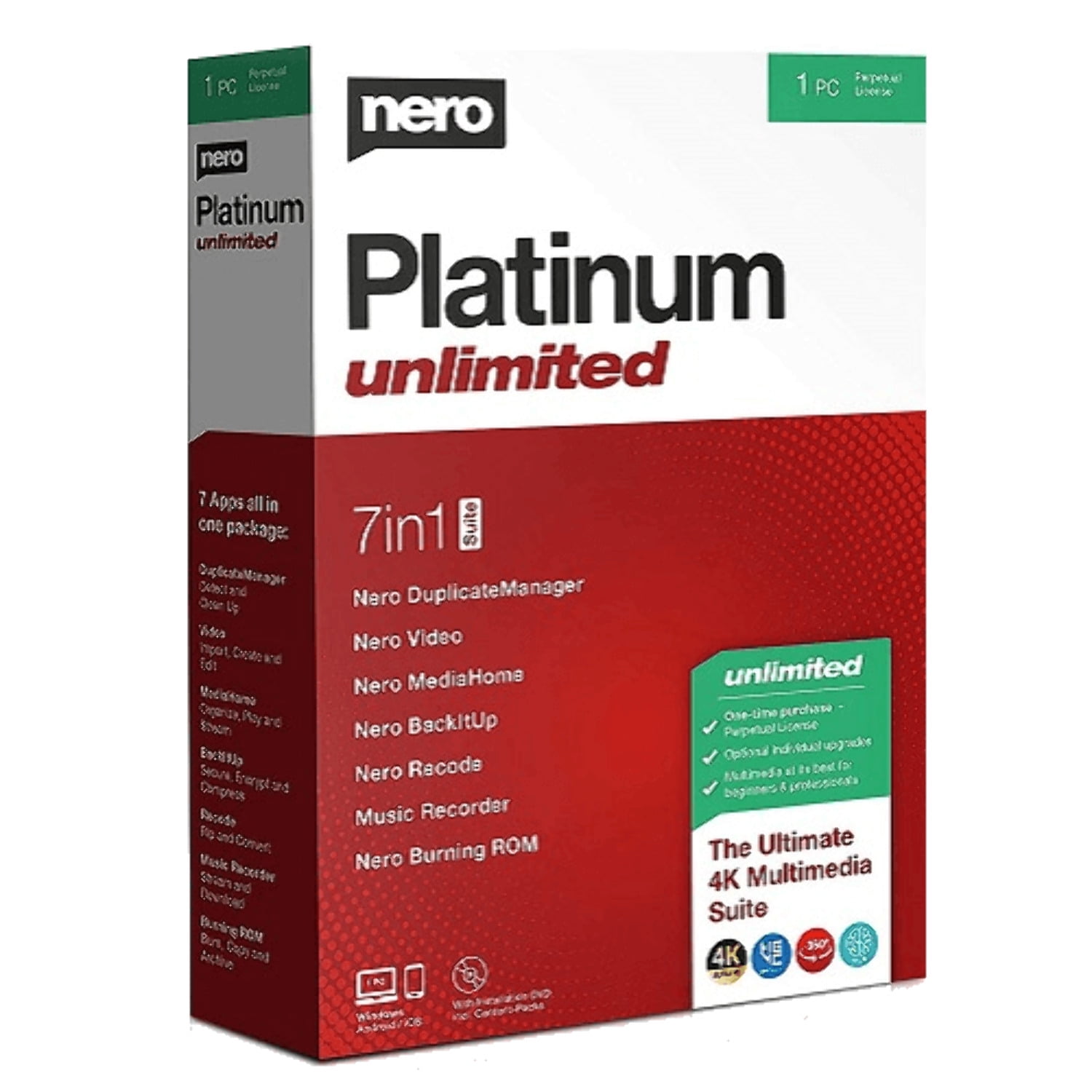 Nero: Platinum, Unlimited Perpetual Suite (Software) - Walmart.com