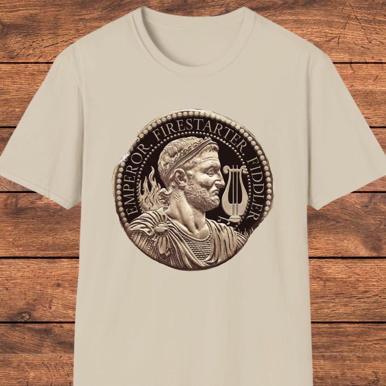 Nero T-Shirt, Vintage Nero Firestarter Tee, History Shirt, Ancient Rome ...