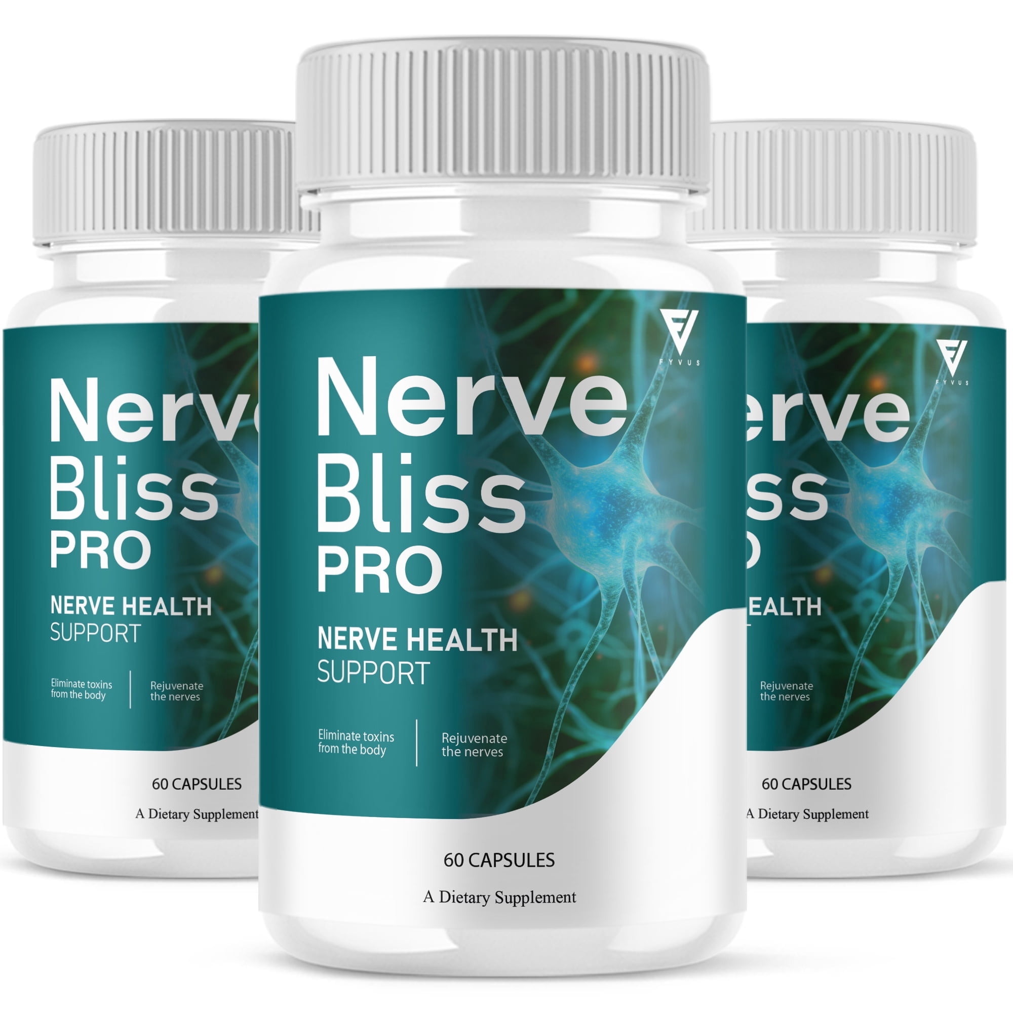 (3 Pack) Nerve Bliss Pro Nerve Support Supplement NerveBliss Pro ...