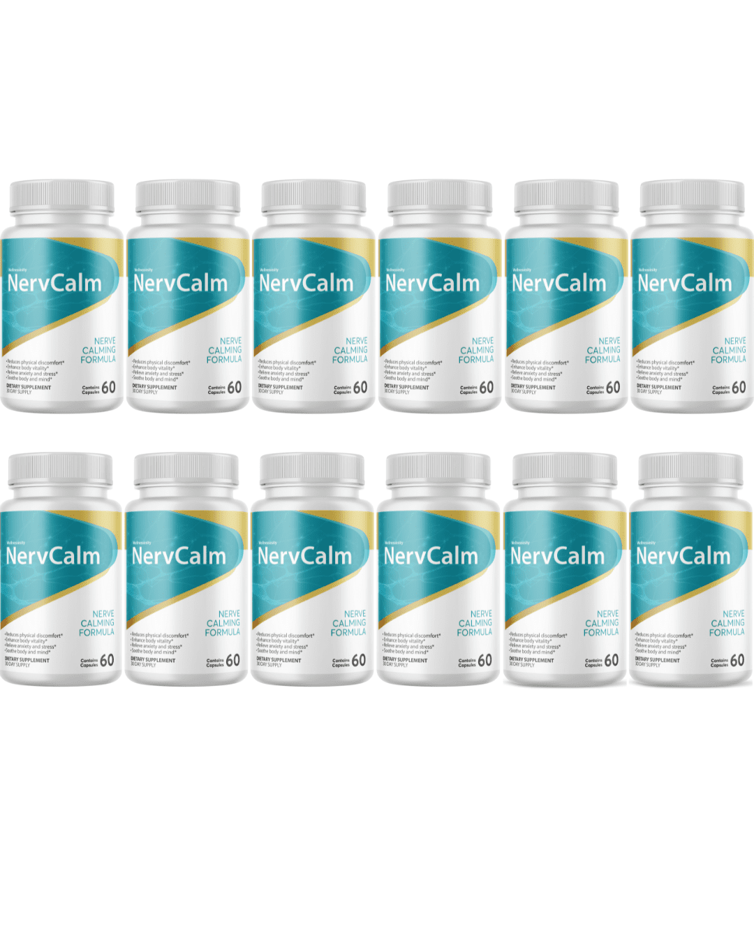 Nerve Calm Blood Capsules, NerveCalm Blood Formula Support Pills - 12 ...