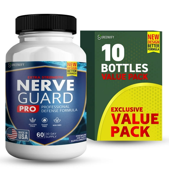 Nerve Guard Plus Pro Advanced Nerve Support Supplement with Alpha ...