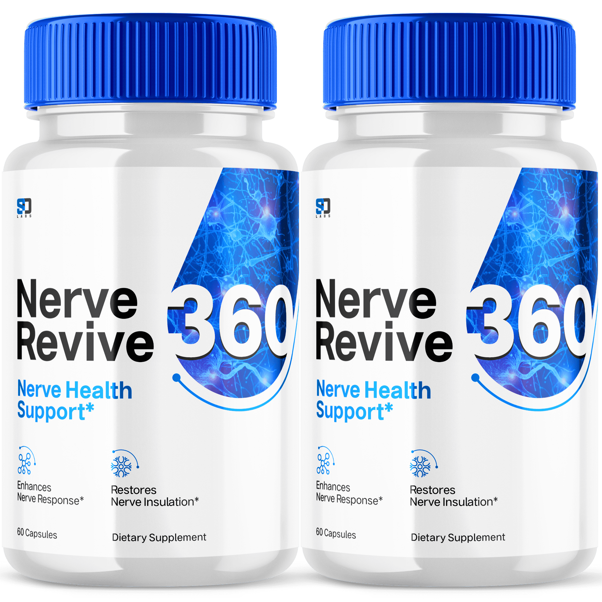 Nerve Revive 360 Advanced Nerve Support Supplement 120 Capsules ...