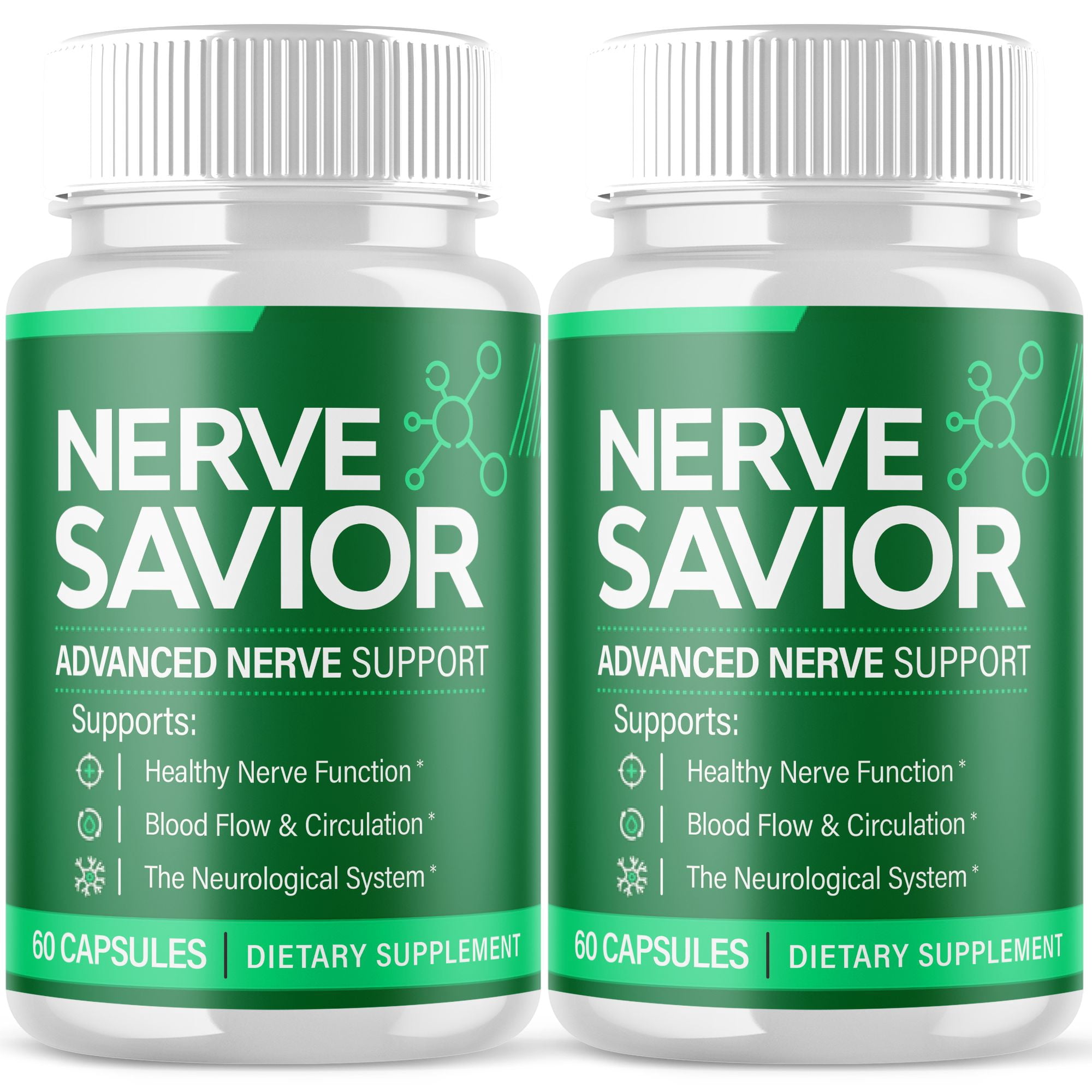 Nerve Savior Advanced Nerve Health Support Pills Natural Vitamin ...