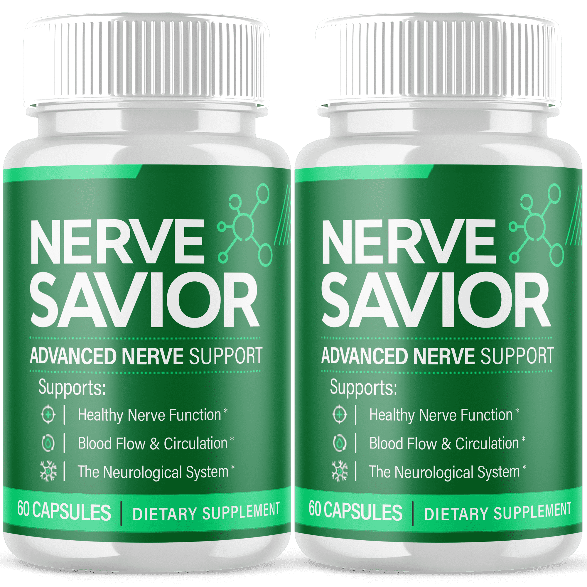 Nerve Savior Advanced Nerve Health Support Pills Natural Vitamin ...