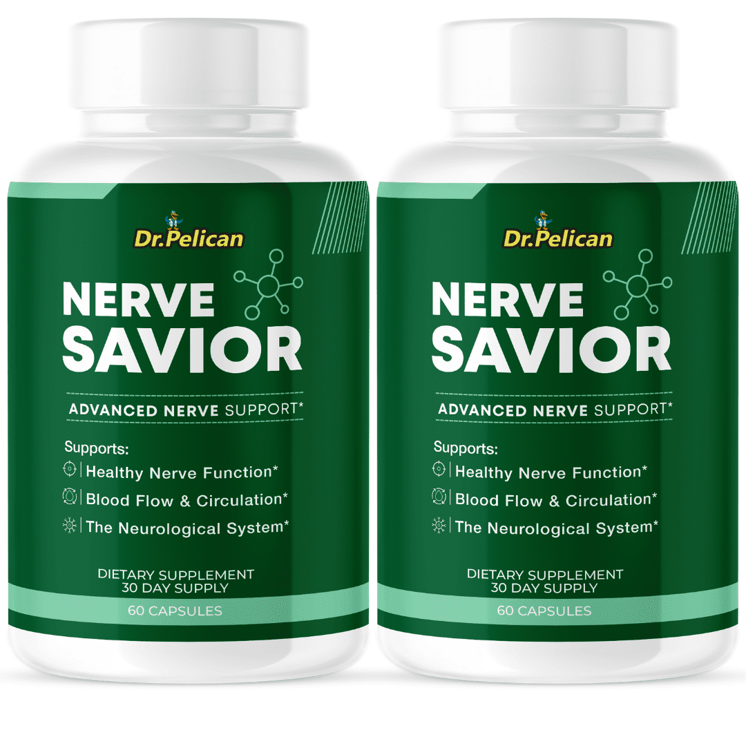 Nerve Savior- Brain Support- 2 Bottles- 120 Capsules - Walmart.com