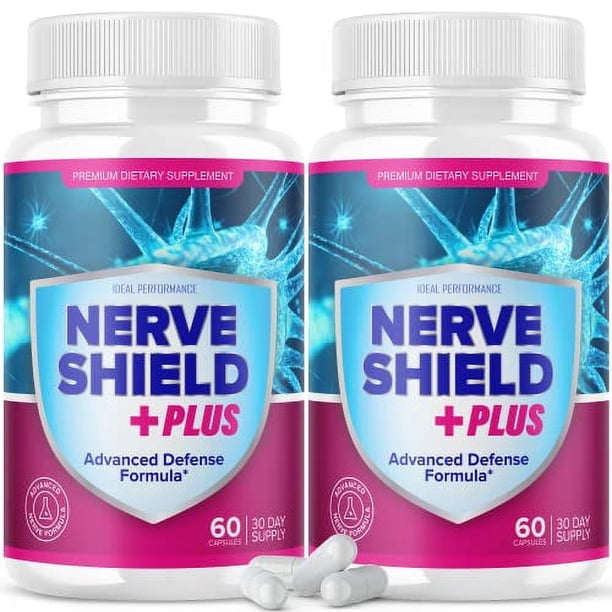 Nerve Shield Plus Advanced Support Nerve Formula, Dietary Supplement (2 ...
