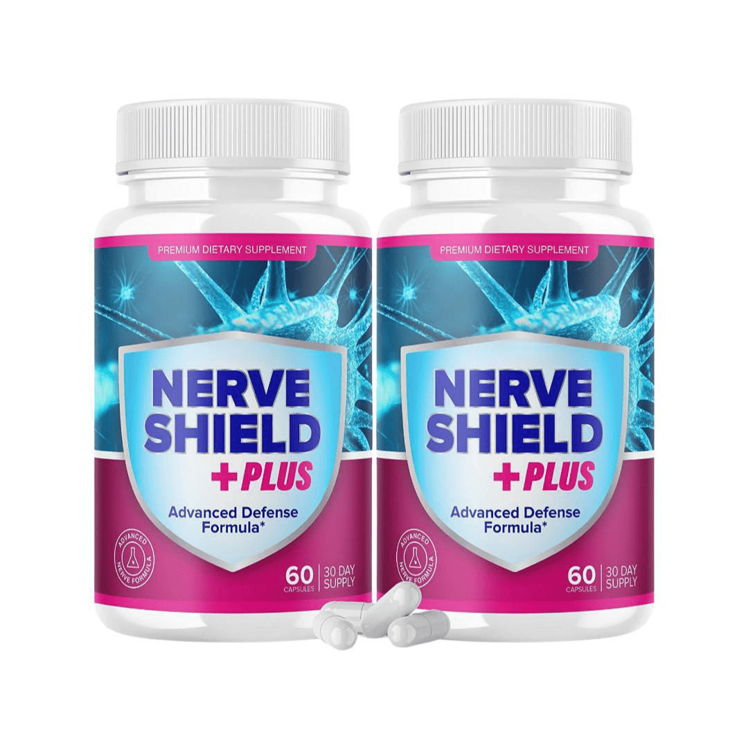 Nerve Shield Plus Pills Original Advanced Nerve Formula, 2 Pack (120 ...