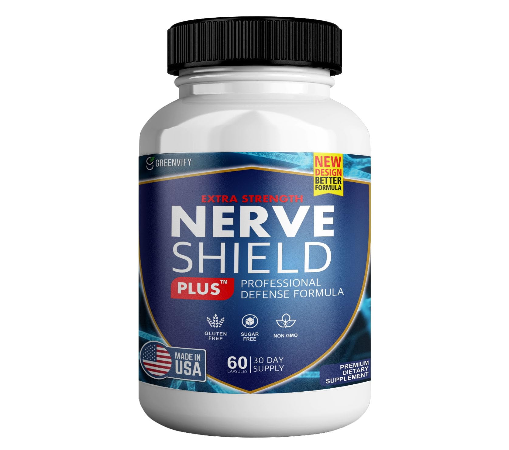 Nerve Shield Plus Pro – Advanced Nerve Support Supplement with Alpha Lipoic Acid, B Vitamins ...