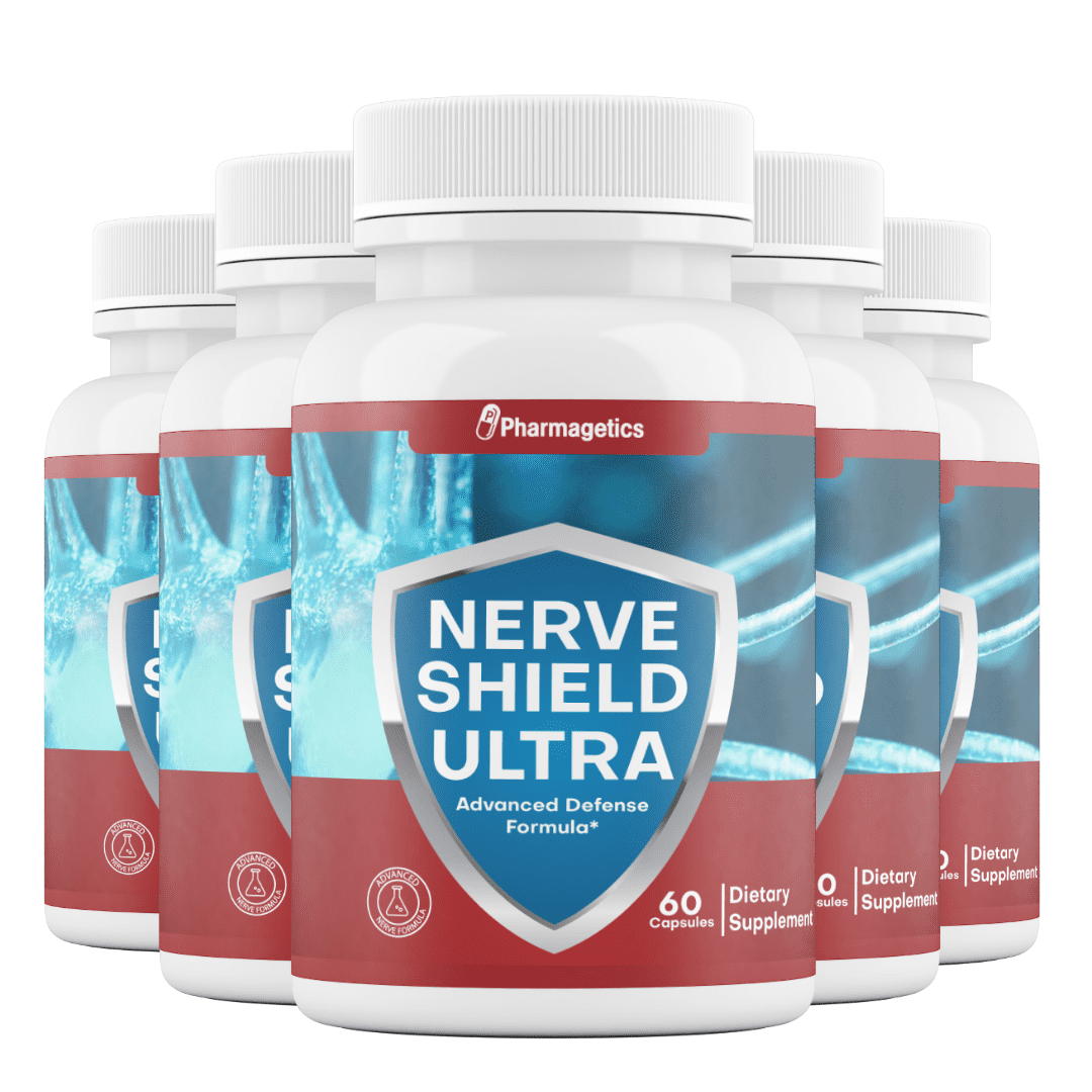 Nerve Shield Ultra Advanced Defense Formula - 5 Bottles - 300 Capsules ...