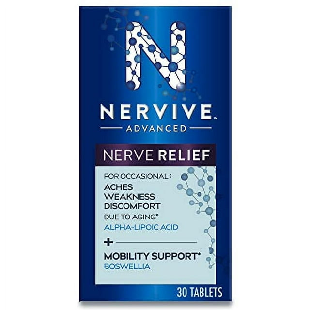 Nervive Advanced Nerve Relief + Mobility, with Alpha Lipoic Acid to ...