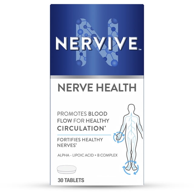 Nervive Nerve Health Supplement: Alpha Lipoic Acid, Vitamin B Complex ...